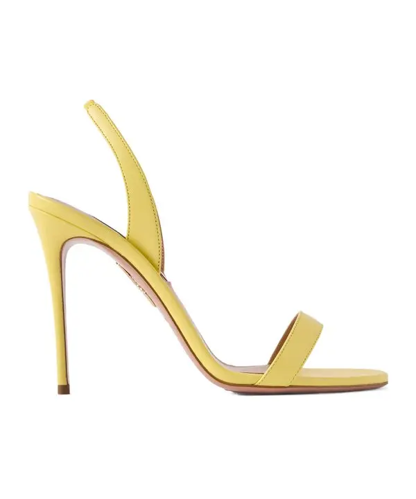AQUAZZURA Thin-strap Sandals - Yellow