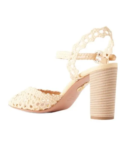 AQUAZZURA Woven Design Buckle-fastening Sandals - Nude