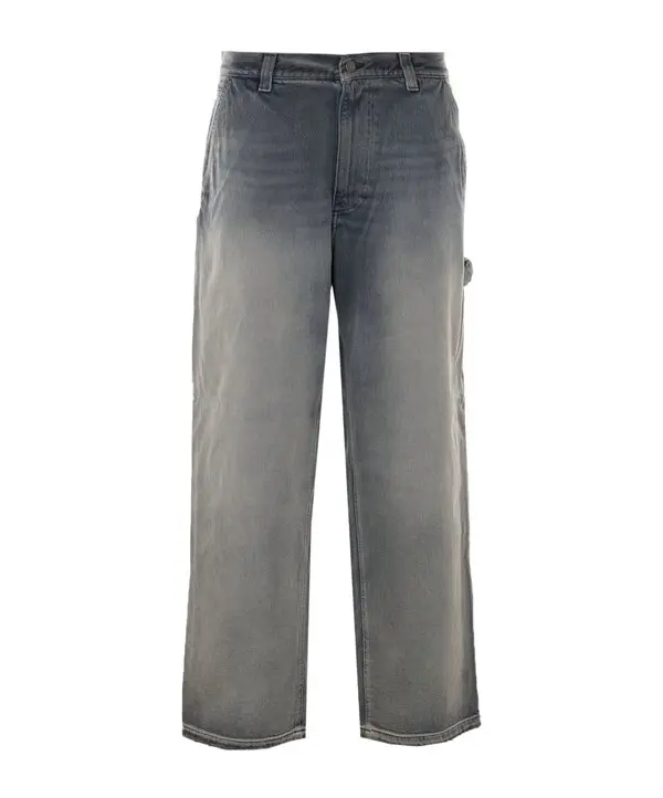 HAIKURE Sibilla Loose Jeans Wide Leg Denim Trousers - Gray
