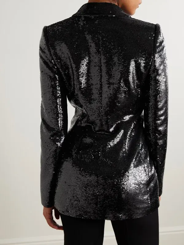 Carolina Herrera Sequined Tulle Blazer