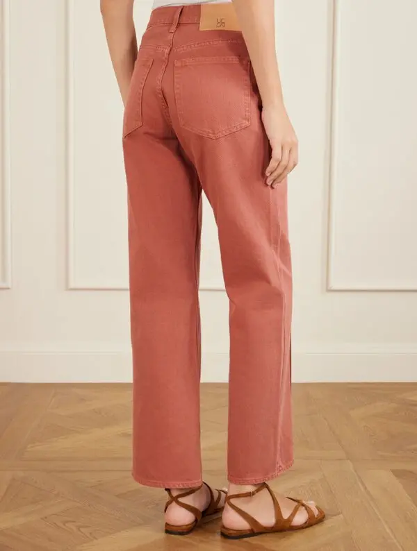 Ulla Johnson High-waisted Straight Leg Jeans