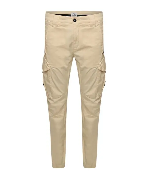 C.P. COMPANY Sateen Stretch Cargo Lens Pants - No