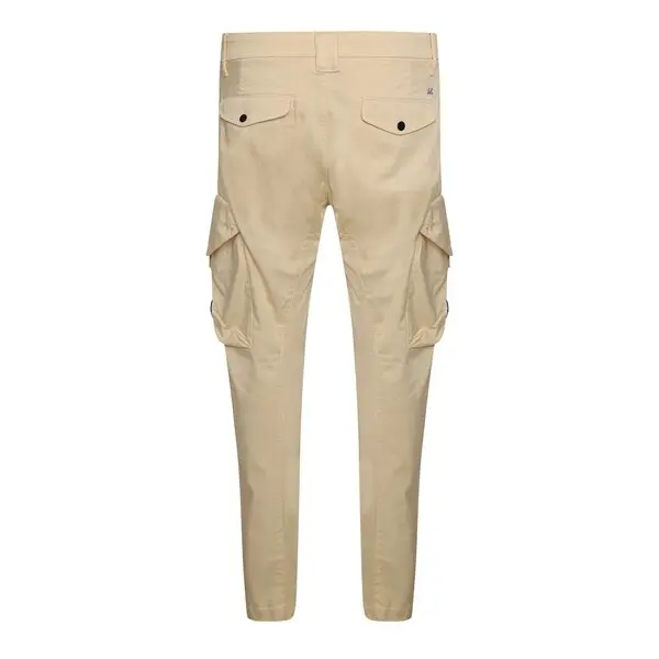 C.P. COMPANY Sateen Stretch Cargo Lens Pants - No