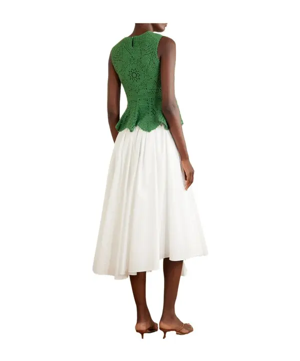 Ulla Johnson Crochet-knit Cotton Top