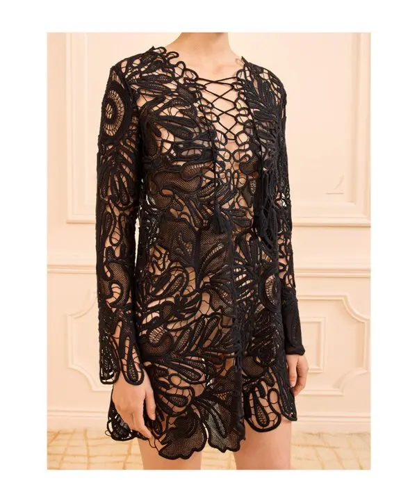 Ulla Johnson Dita Corded Lace Mini Dress