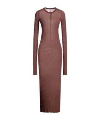 Rick Owens Slim-fit Knitted Dress - Red