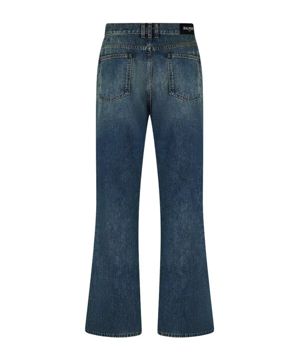 Balmain Washed Flared Jeans