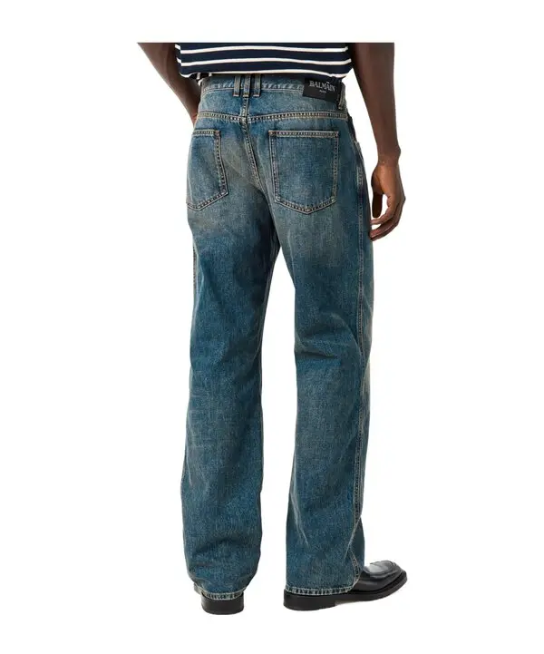 Balmain Washed Flared Jeans
