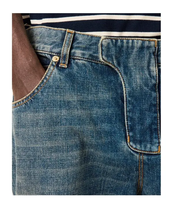 Balmain Washed Flared Jeans