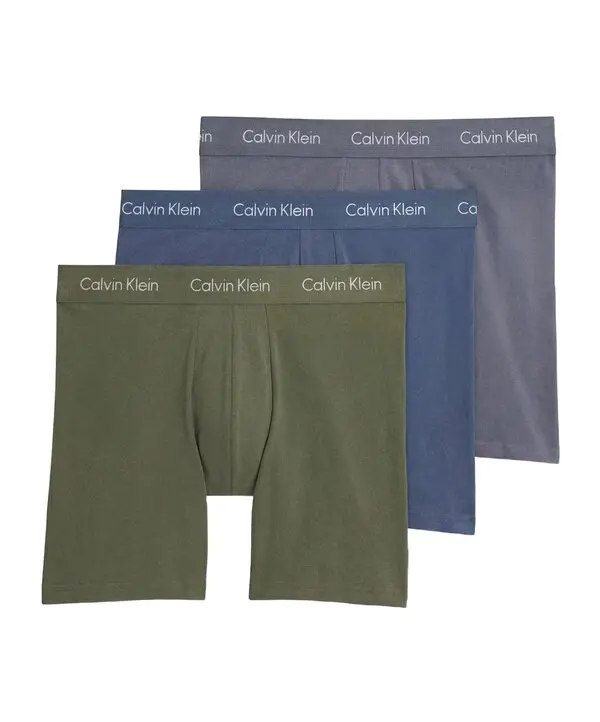 Calvin Klein 3 Pack Boxer Briefs - Green