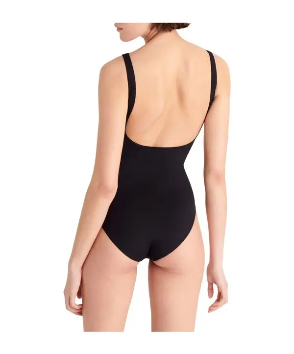 ERES Solid Color One-piece Swimsuit