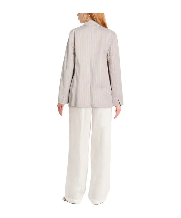 MAXCO. Striped Single-breasted Suit