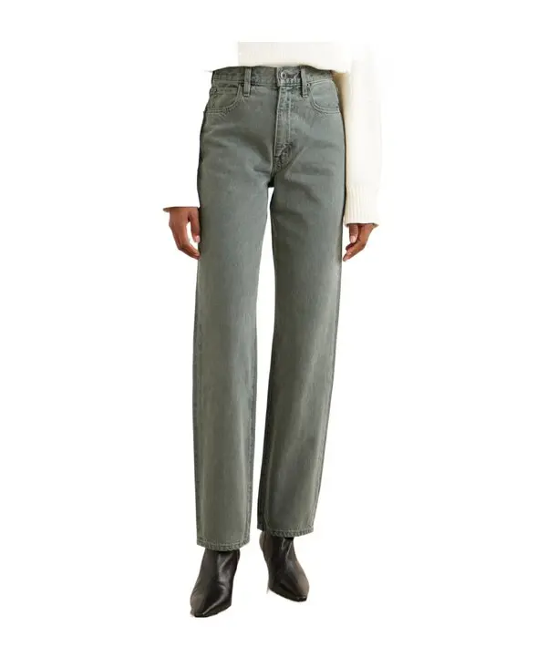 SLVRLAKE High-rise Straight-leg Jeans