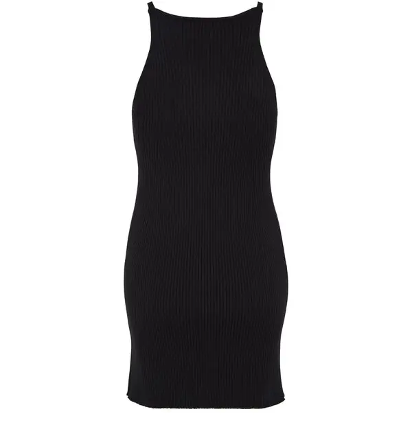 COURREGES Round Neck Sleeveless Dress