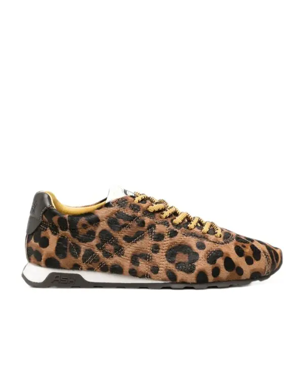 Ash Lace-up Low-top Sneakers - Brown