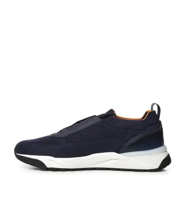 Santoni Mesh Panel Slip-on Sneakers