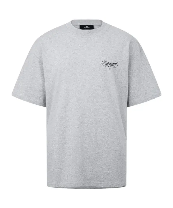 REPRESENT Script R Oversized T-shirt - White
