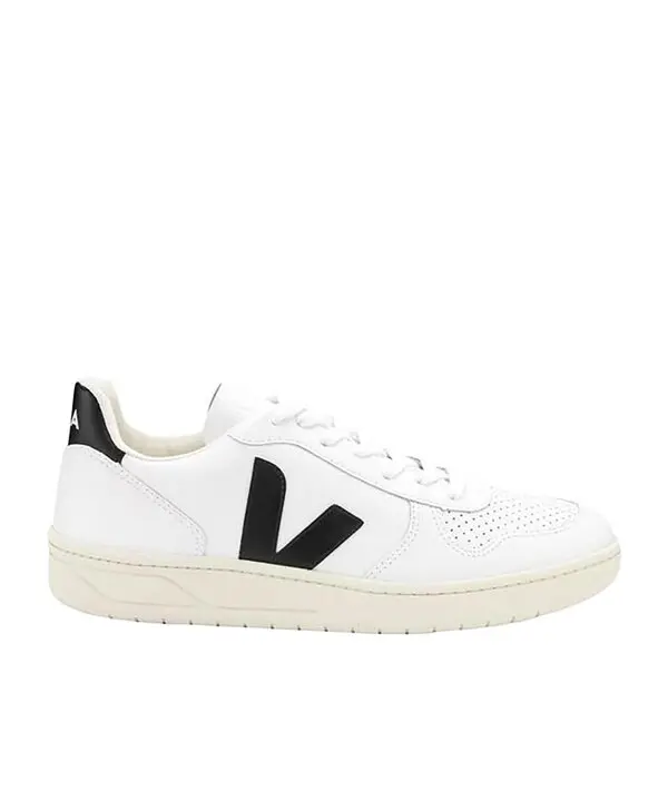 VEJA Leather Lace-up Sneakers - No