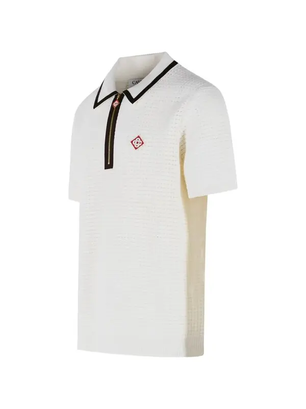 Casablanca Waffle Polo Shirt