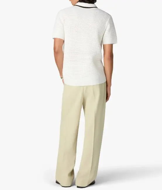 Casablanca Waffle Polo Shirt