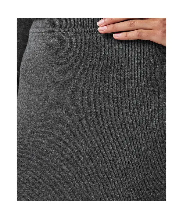 TOM FORD Ribbed Cashmere Midi Skirt