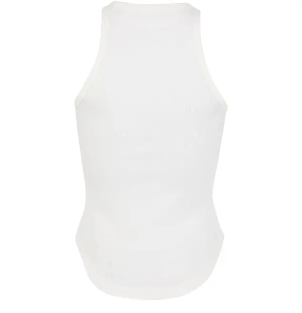 COURREGES Round Neck Sleeveless Vest