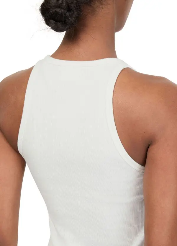 COURREGES Round Neck Sleeveless Vest