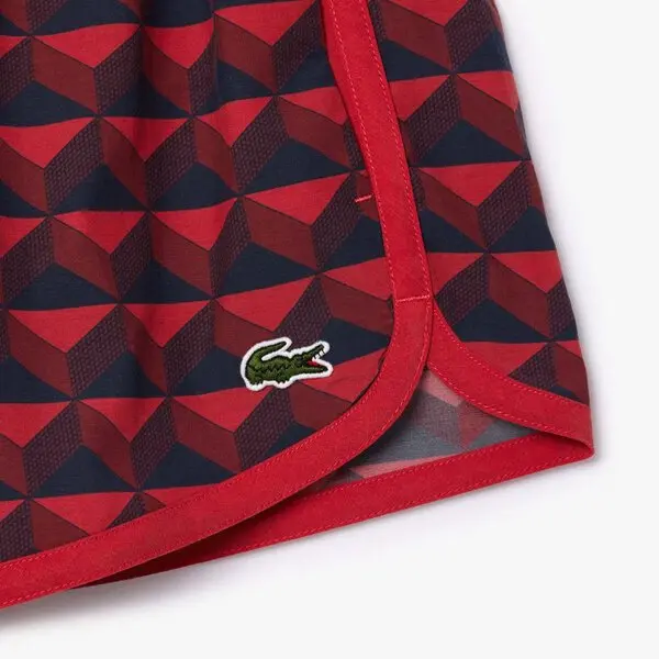 Lacoste Printed Drawstring Shorts