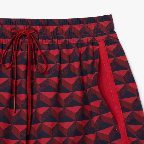 Lacoste Printed Drawstring Shorts