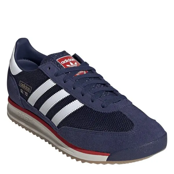 ADIDAS ORIGINALS Sl 72 Leather And Mesh Sneakers
