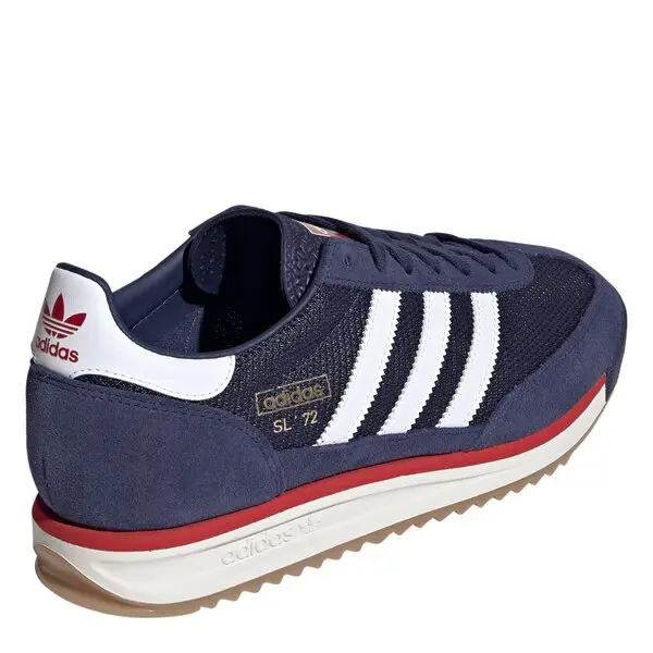 ADIDAS ORIGINALS Sl 72 Leather And Mesh Sneakers