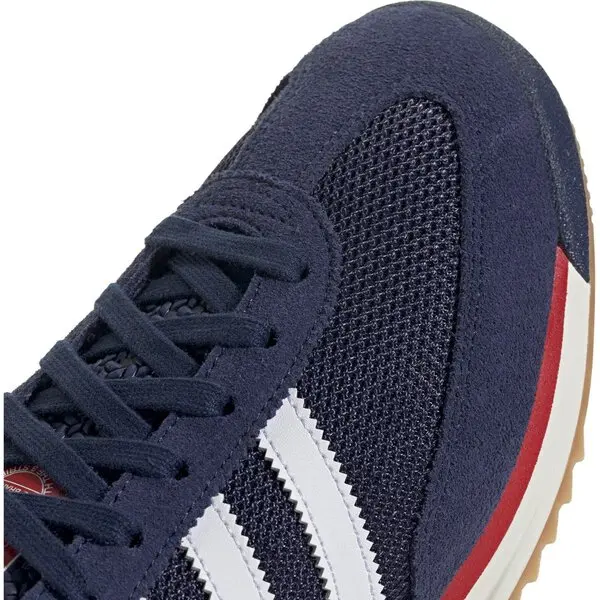 ADIDAS ORIGINALS Sl 72 Leather And Mesh Sneakers
