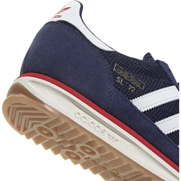 ADIDAS ORIGINALS Sl 72 Leather And Mesh Sneakers