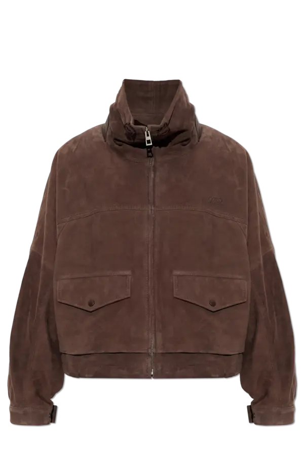 Loewe Suede Jacket - Brown