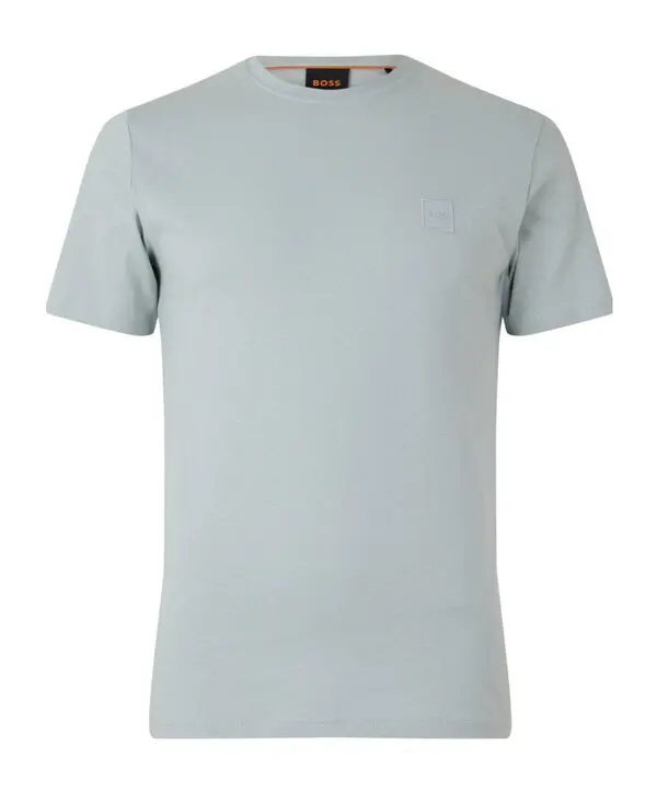 Hugo Boss Orange Tales T-shirt With Logo Patch Premium Cotton