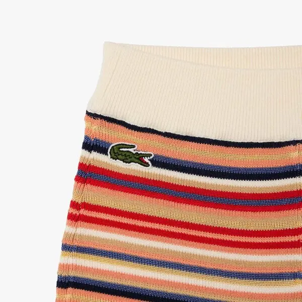 Lacoste Striped Knit Shorts