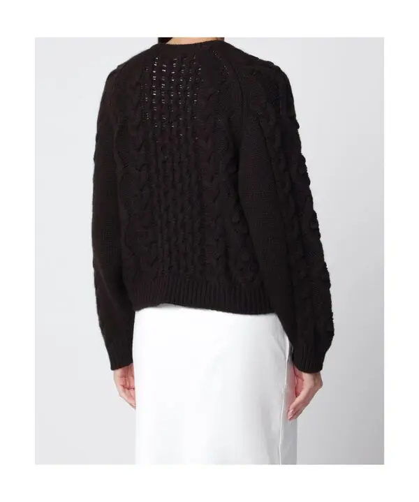 LISA YANG Cable-knit Cashmere Cardigan