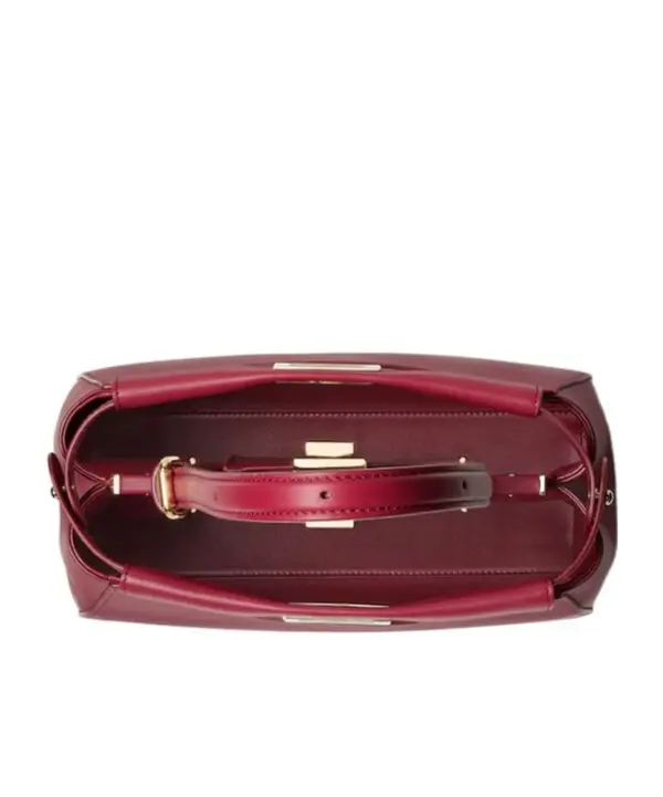 Fendi My Peekaboo Small Dark Leather Handbag