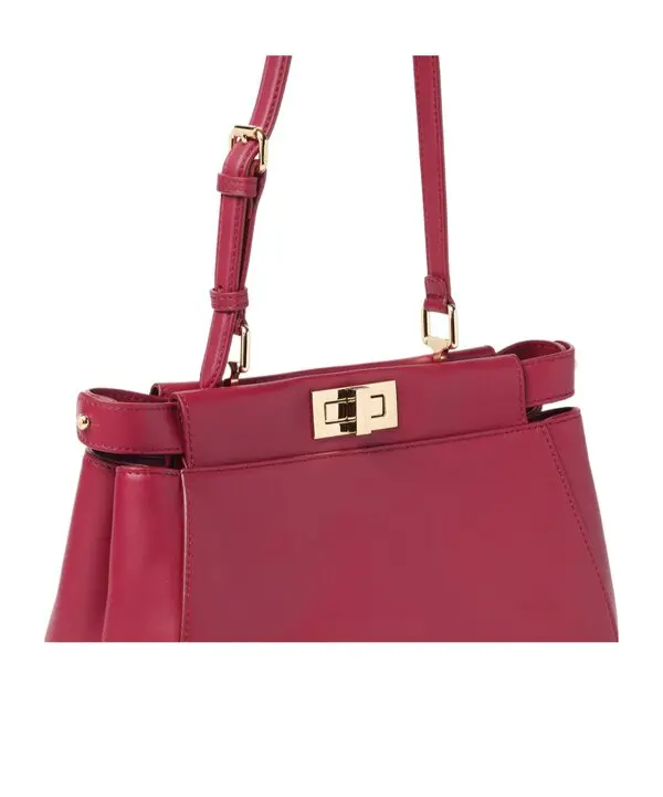 Fendi My Peekaboo Small Dark Leather Handbag