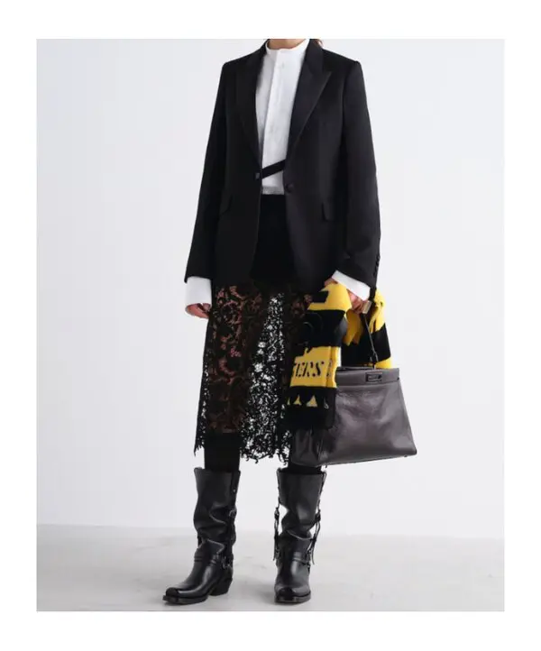 Fendi My Peekaboo Medium Crackled Leather Bag