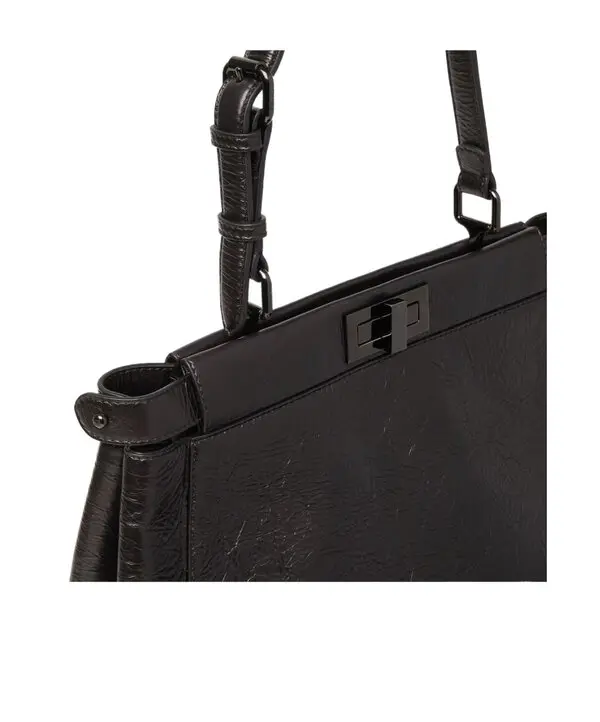 Fendi My Peekaboo Medium Crackled Leather Bag