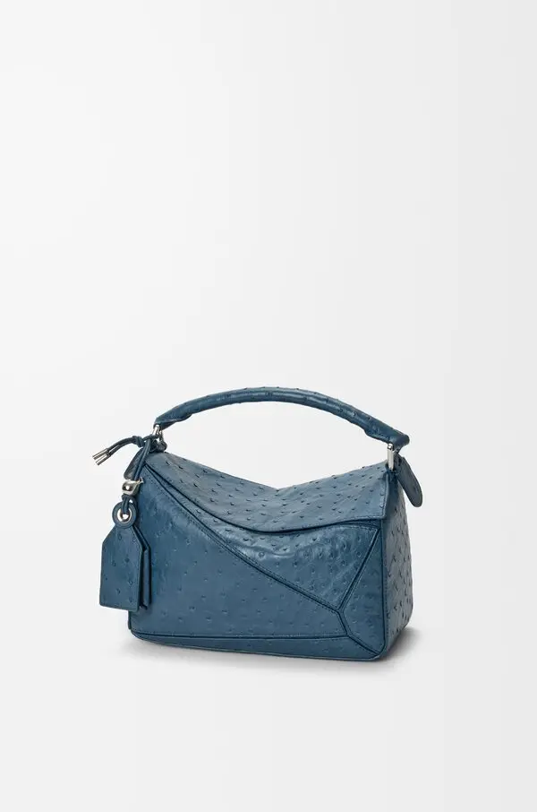 Loewe Petit Sac Featherlight Puzzle En Cuir D'autruche