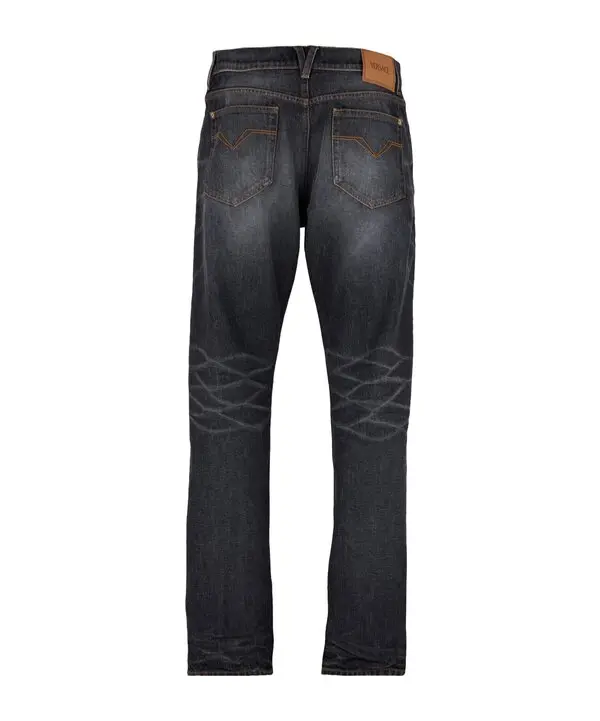 Versace Washed Bootcut Jeans