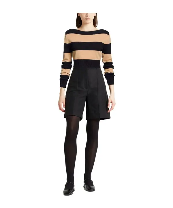 Max Mara Striped Knit Top