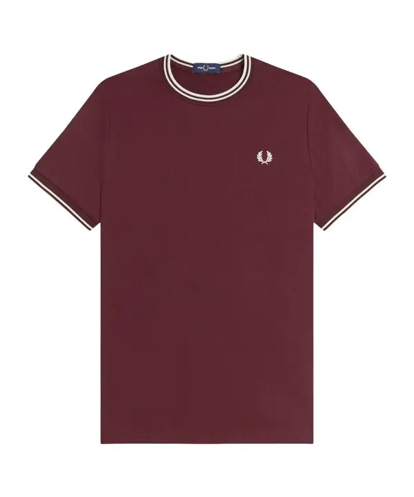 Fred Perry Twin Tipped T-shirt - Red
