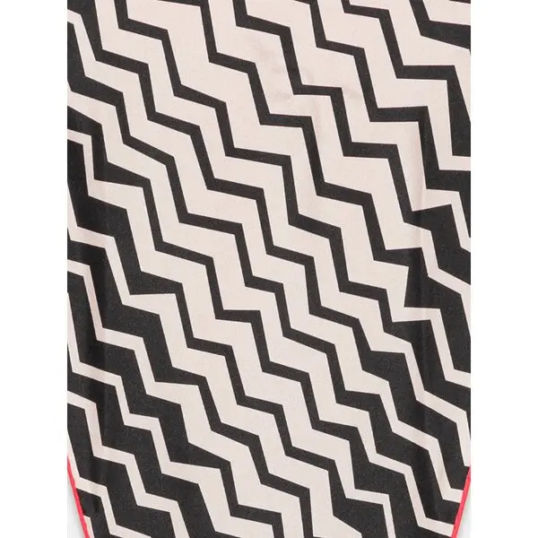 Missoni Zigzag-print Triangle Scarf - Black/neutrals