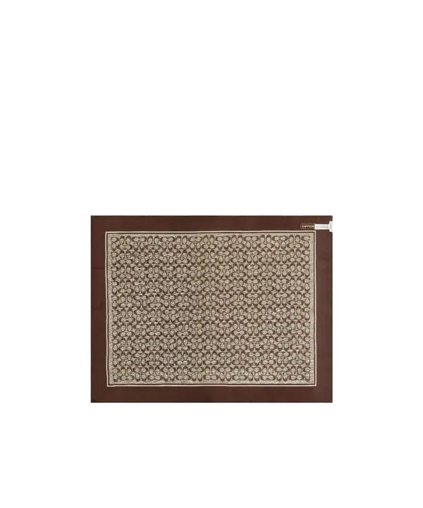 COACH Simple Silk Scarf - Nude