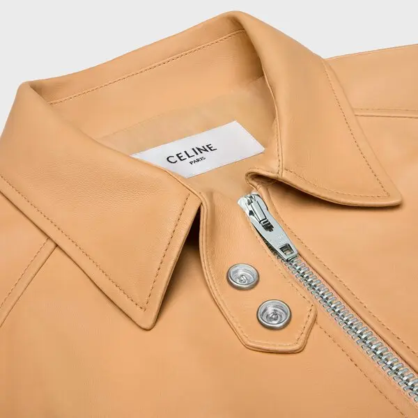 Celine Jacket In Plongé Lambskin