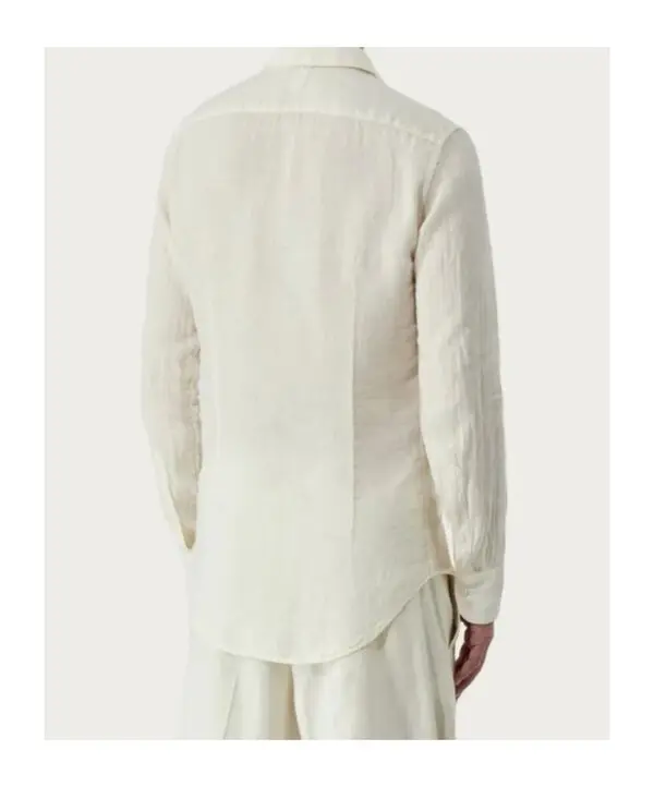 Canali Buttoned Linen Shirt