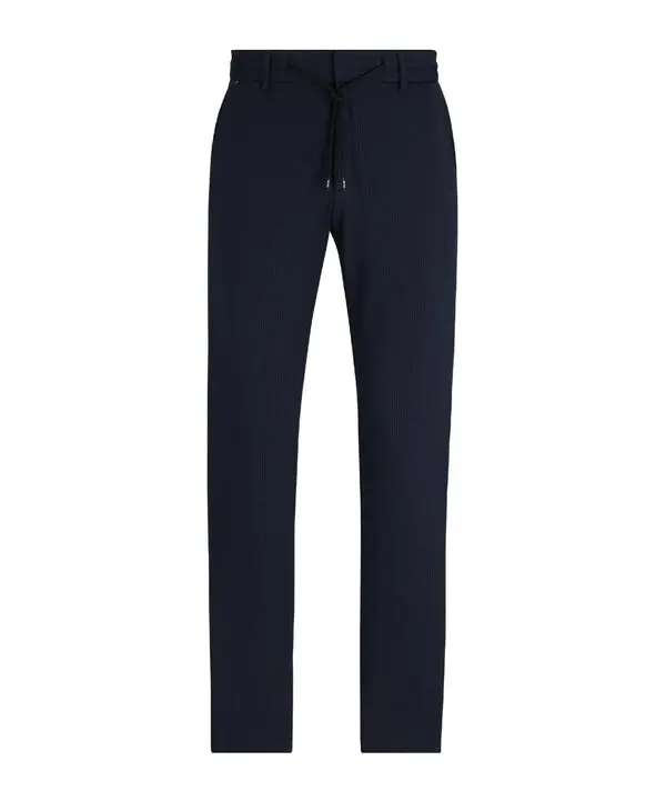 Hugo Boss Straight Leg Trousers - Blue